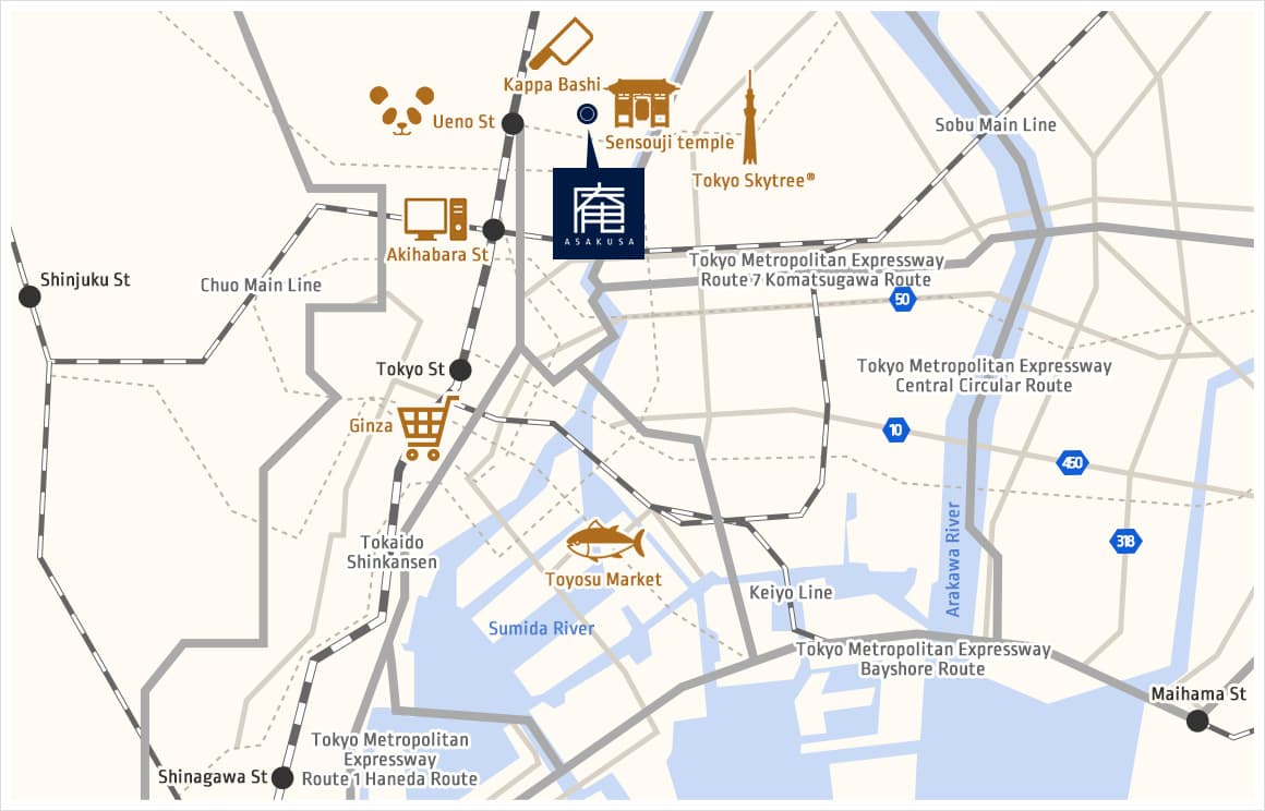 2-minute walk from Tsukuba Express Asakusa Station｜HOTEL ANN ASAKUSA